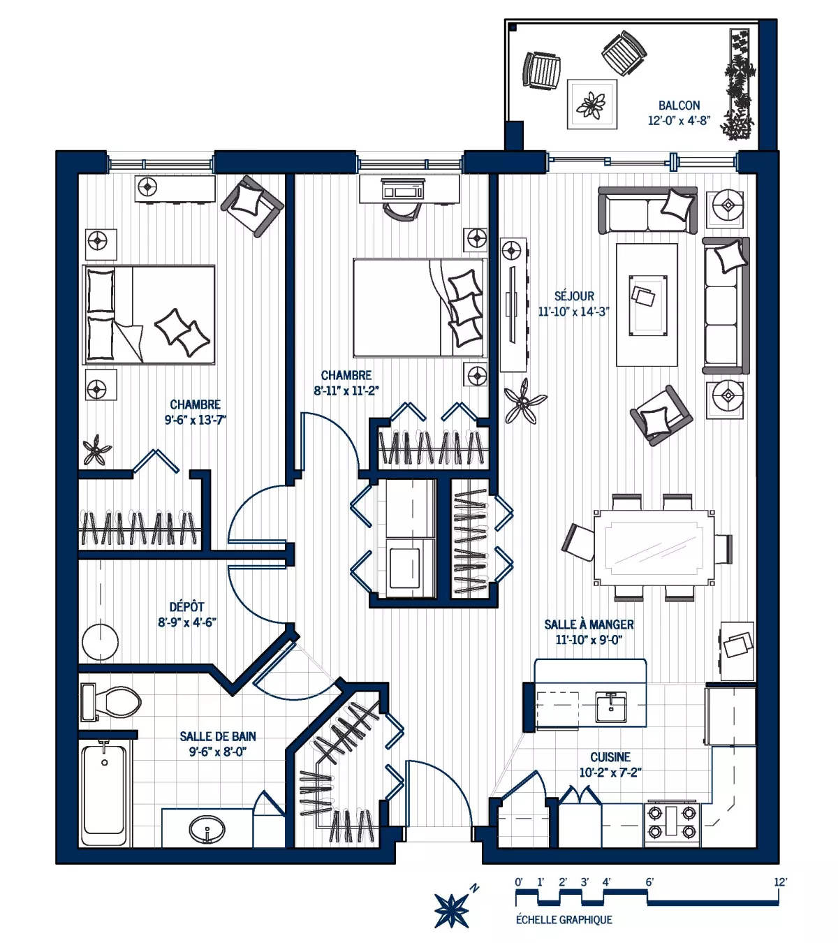 Appartement 104 | Les Jardins du Grand Ruisseau LOGISCO
