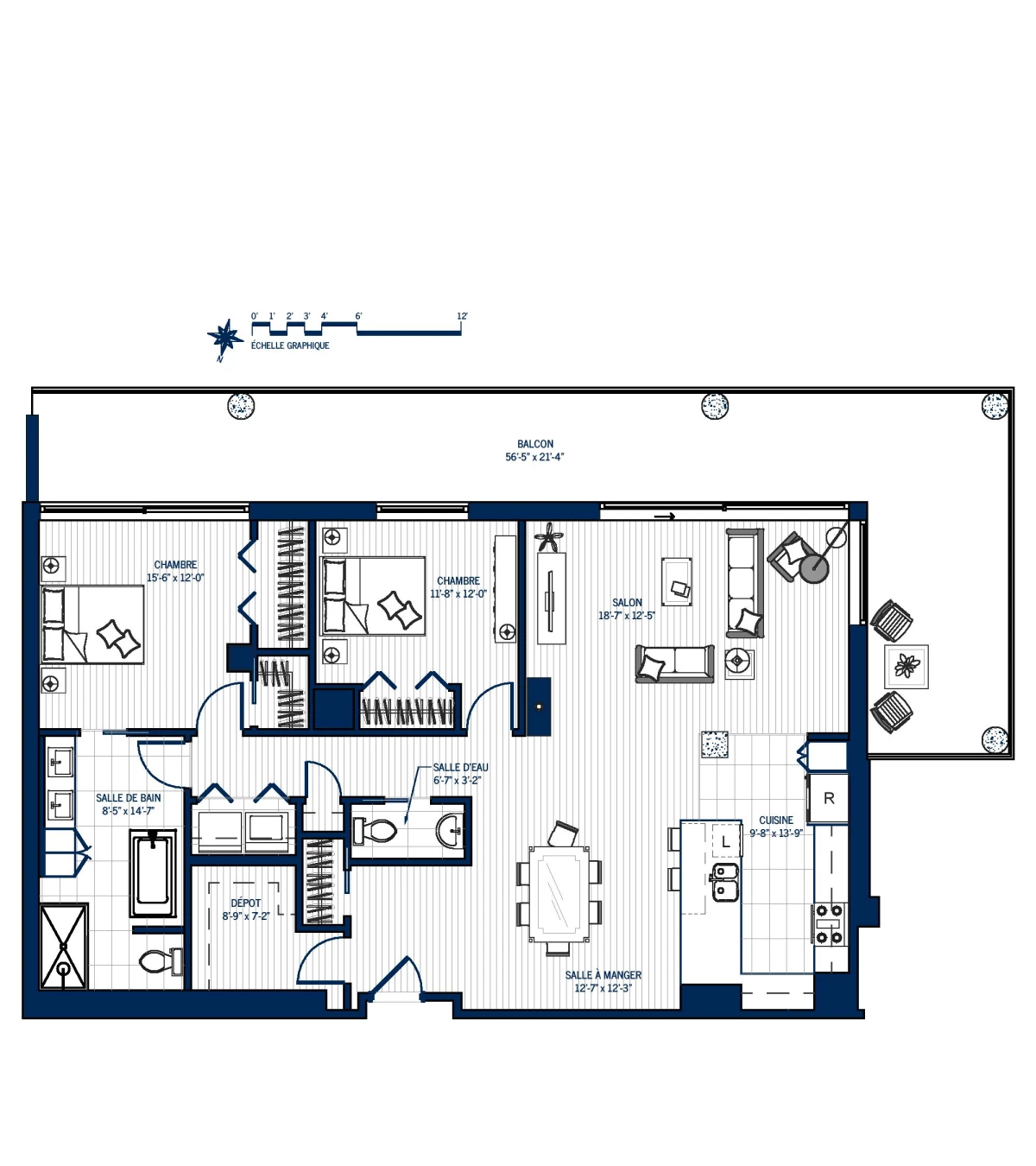 Appartement 1003 | Le Magnétik LOGISCO